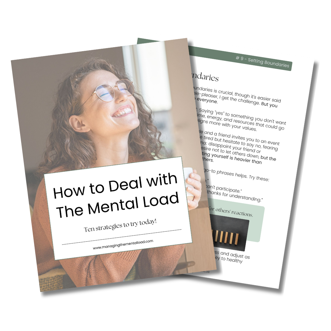 How To Deal With The Mental Load - Free Guide - Managing The Mental Load